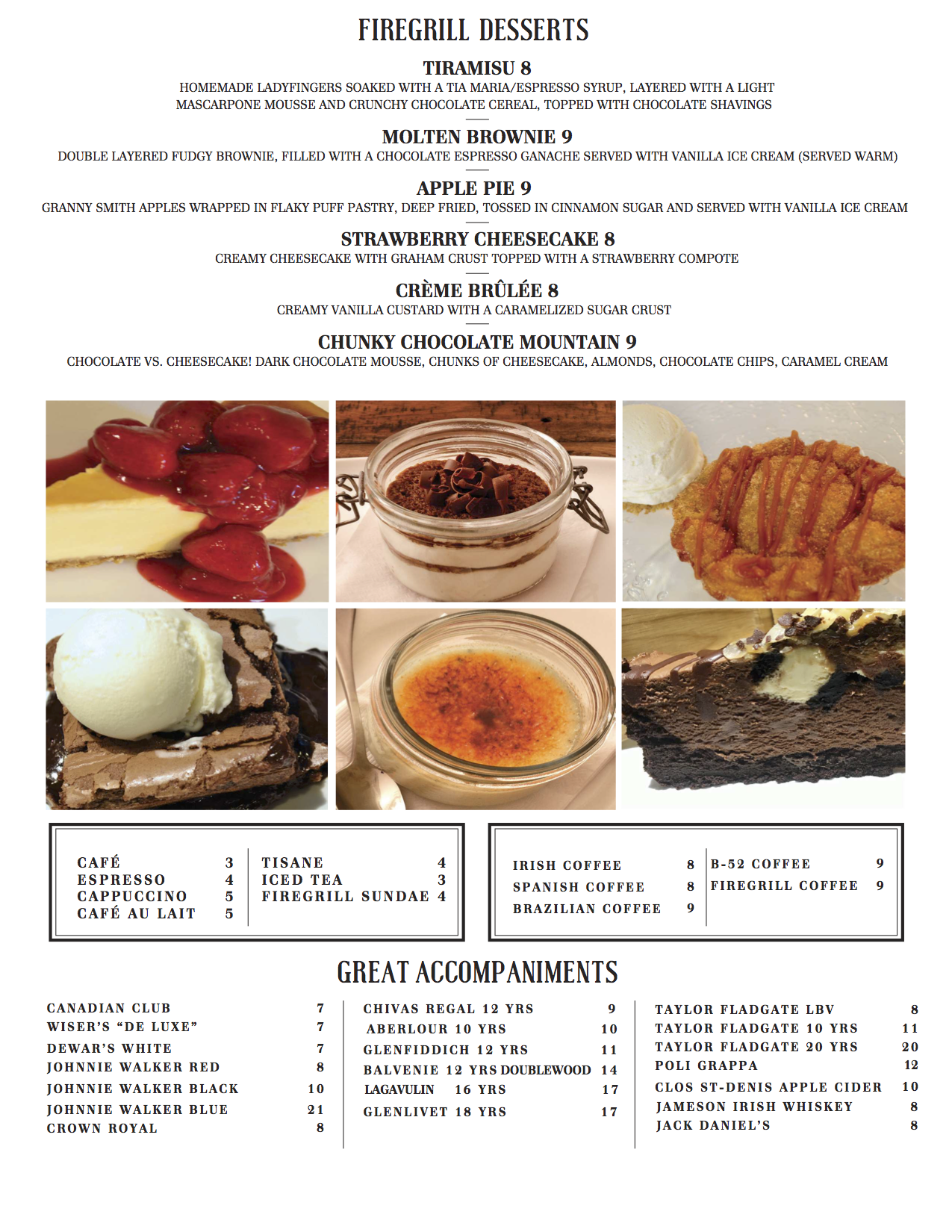 Our Menu – Firegrill Restaurant Bar